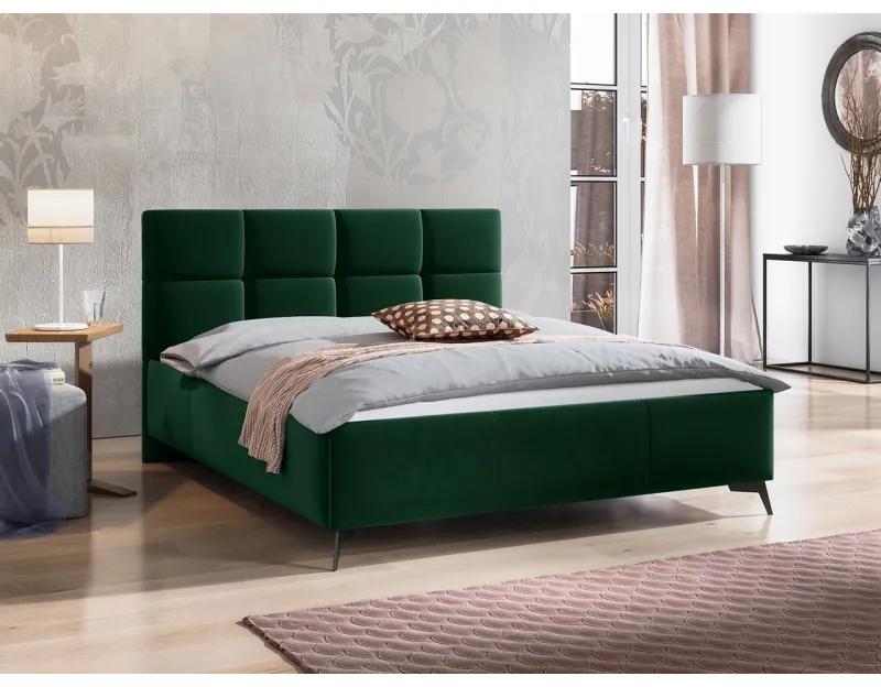 Čalouněná postel s úložným prostorem Widans, Rozměr postele: 160x200, Potah: Fresh 01