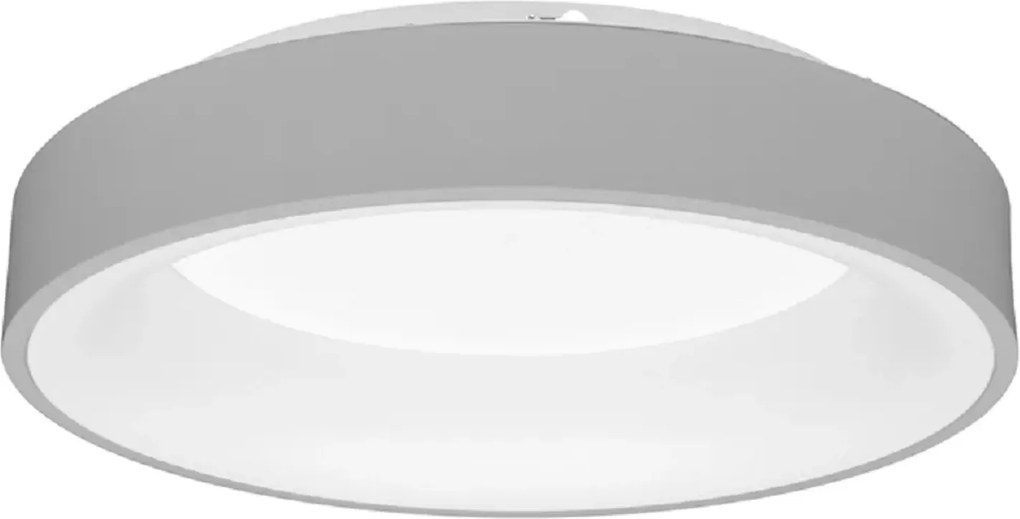 Ecolite LED přisazené svítidlo NEST 40W 2600lm 2700-6500K, sivá, pr. 45 x 10 cm