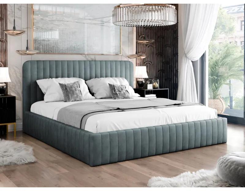 Čalouněná manželská postel Loala, Potah: Velluto 14, Rozměr postele: 140 x 200 cm