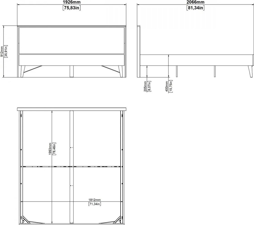 FALCO Postel Rain 180x200 jackson hickory