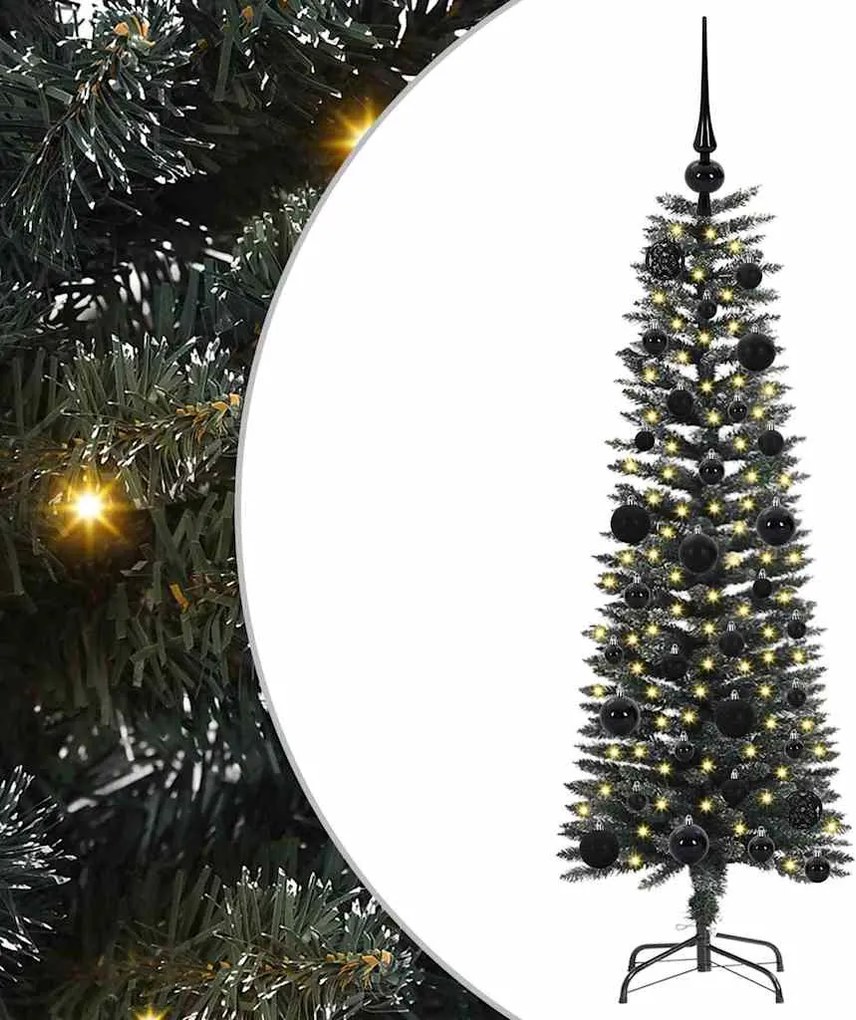 Umělý vánoční stromeček Zelená 120 cm PVC, plast a ocel 3395917