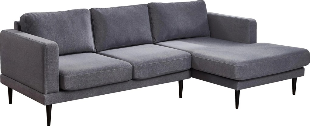 XXXLutz ROHOVÁ SEDAČKA, textil, šedá Carryhome - Sedací soupravy - 002157009303