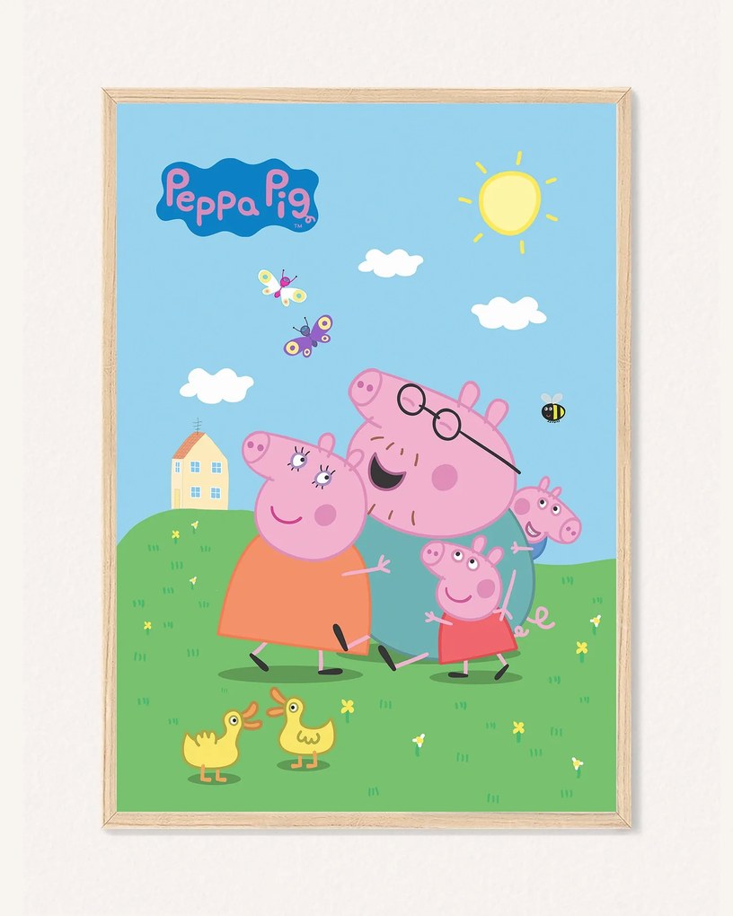 Oboustranný plakát Prasátko Peppa | 30 x 42 cm | DP351387