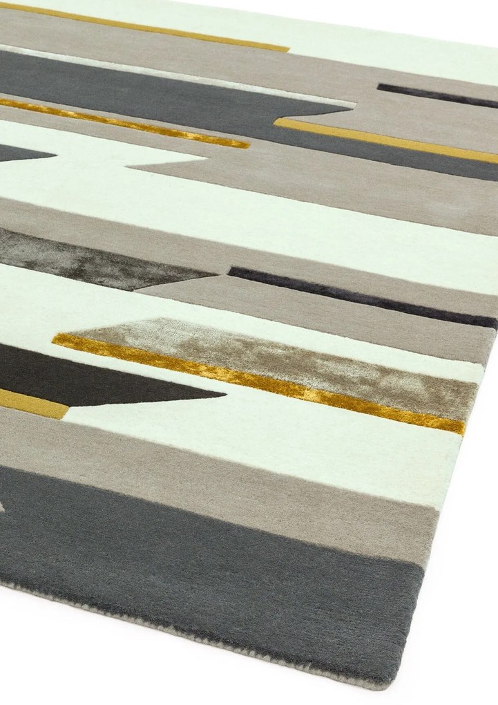 Tribeca Design Kusový koberec Blondie Rhombus Mustard Rozměry: 120x170 cm