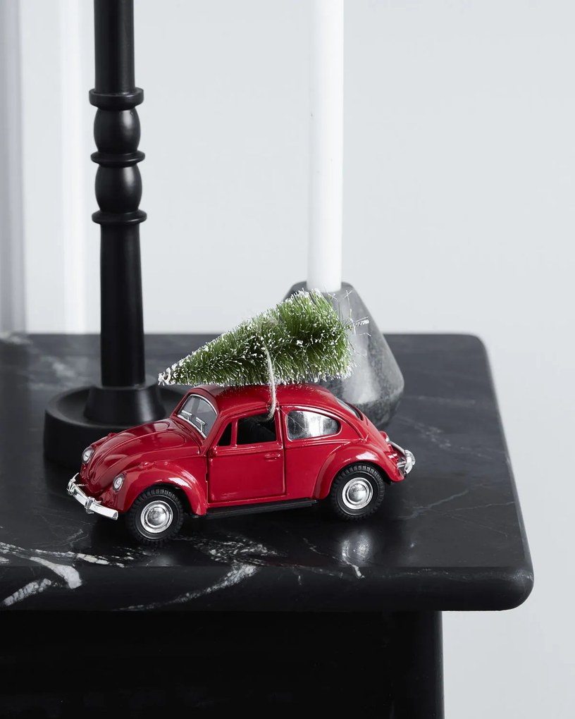 House Doctor Vánoční dekorace autíčko Mini Xmas Car Red
