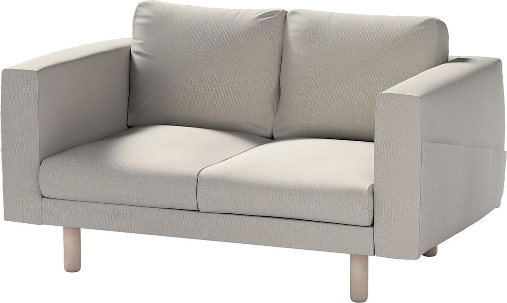 Potah na pohovku IKEA Norsborg 2-místná barva šedá látka pletený vzor