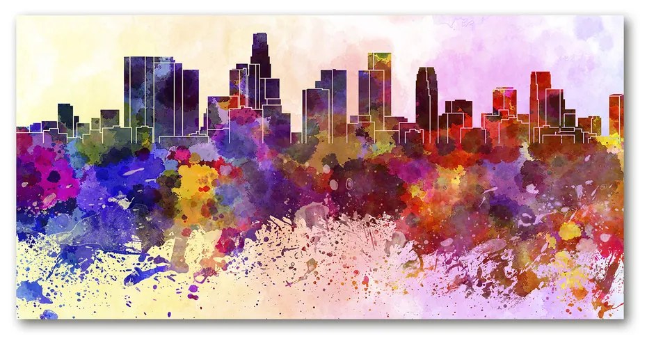 Wallmuralia Foto obraz akrylové sklo Los Angeles barvy 140x70 cm