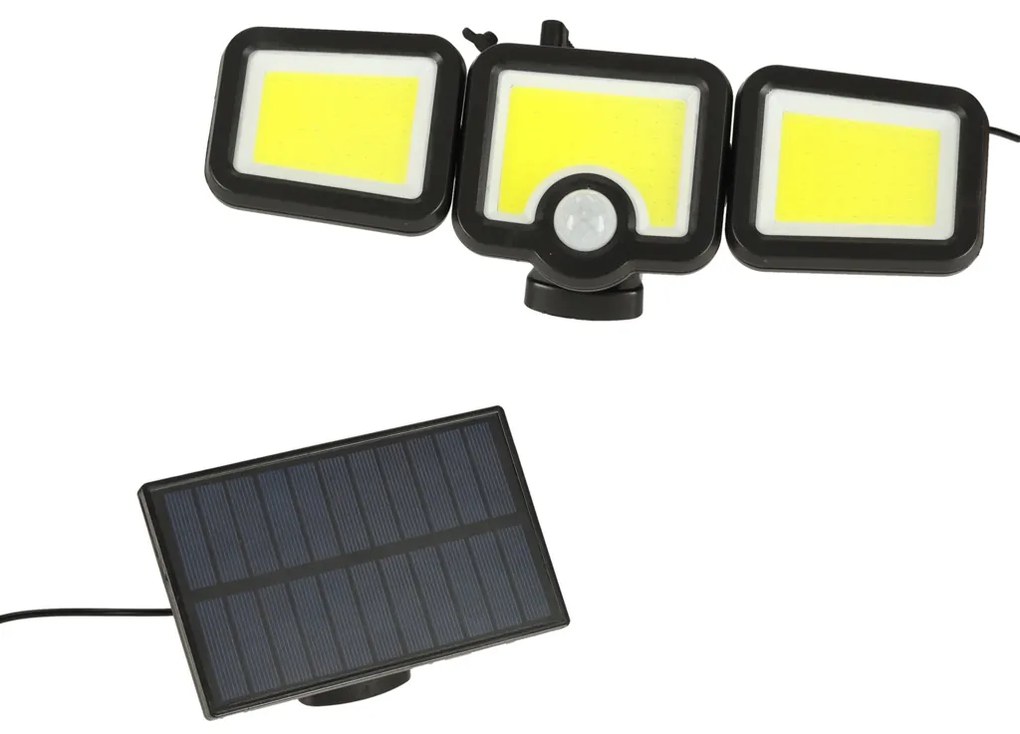Creative Corner LED solární lampa 3v1 se soumrakovým senzorem pohybu