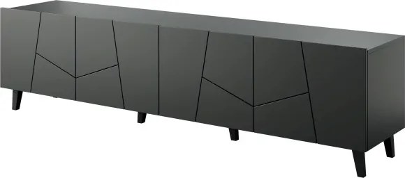 TV stolek Etna 200 cm černý