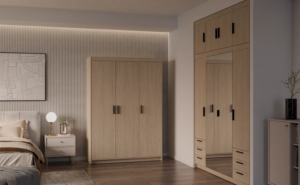 FALCO Skříň Enja 3D dub olejovaný