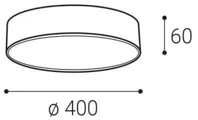 LED2 - LED Stropní svítidlo MONO LED/30W/230V 3000K/4000K černá