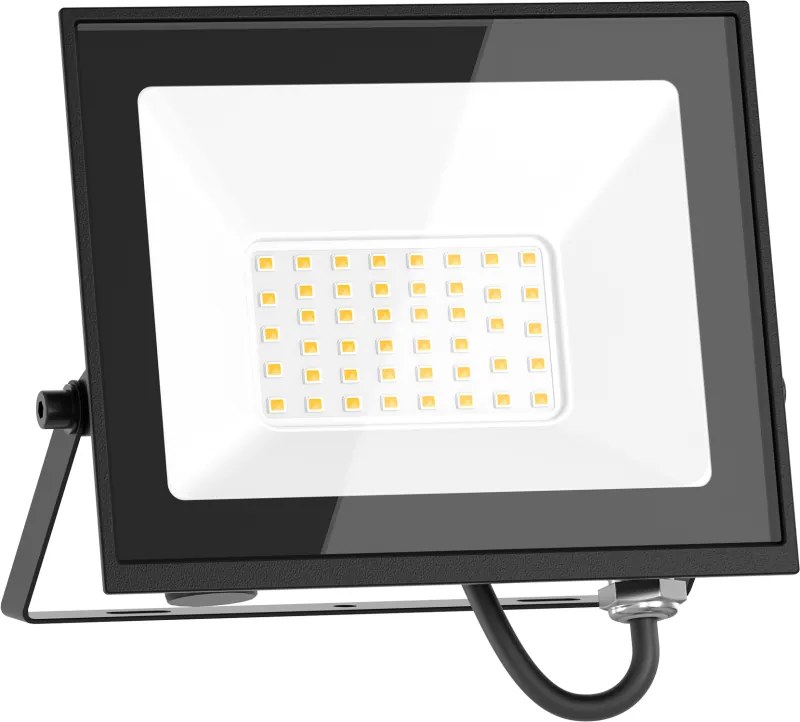 Mexen Luxpro+ LED reflektor, 30W, Studená - 6500K, 3300 lm, černá - L231-030-65-70