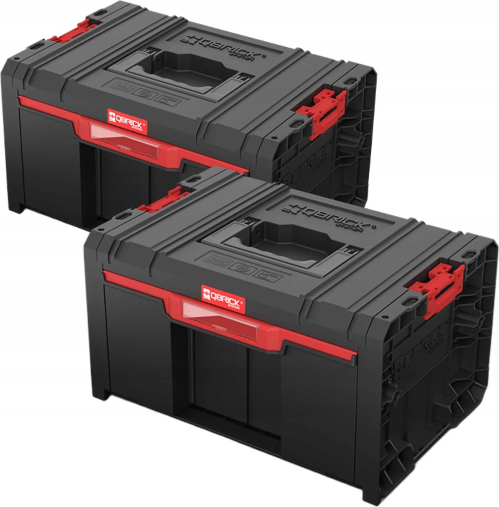 Qbrick System Pro Drawer1 Toolbox2.0 Basic s zásuvkou, box x2