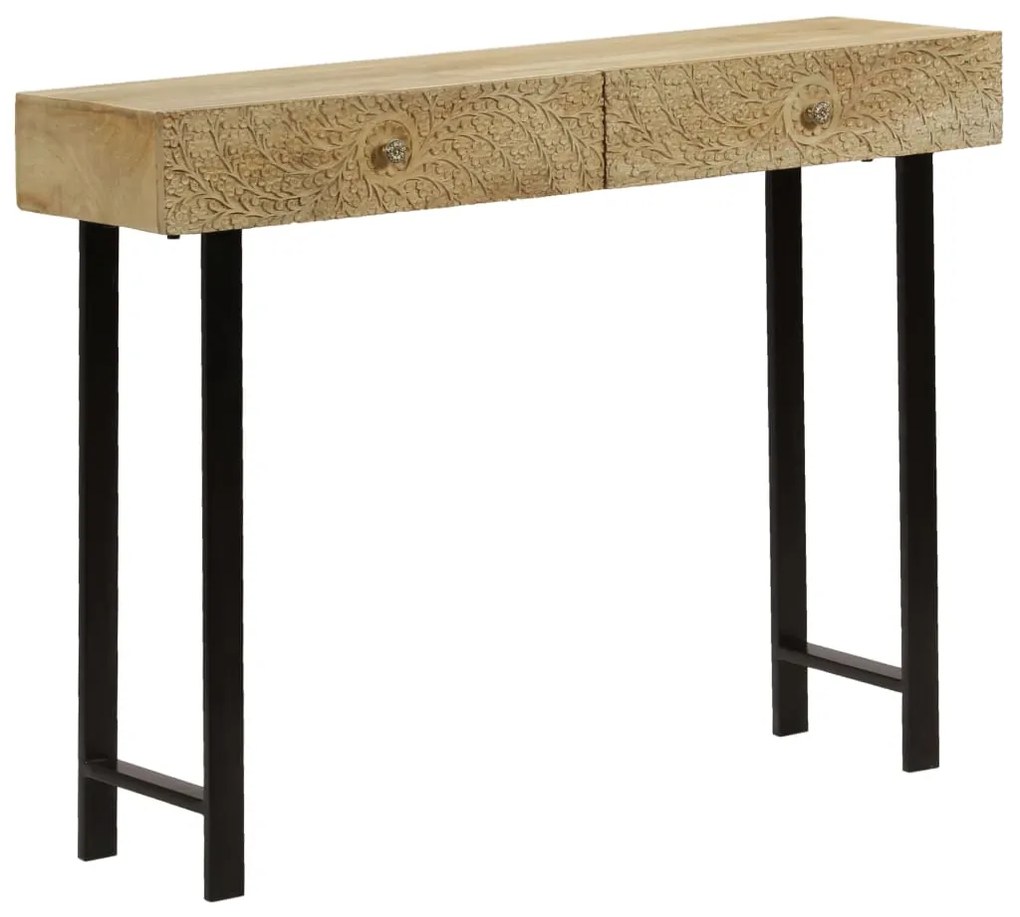 246977 vidaXL Konzolový stolek z masivního mangovníku 102 x 30 x 79 cm