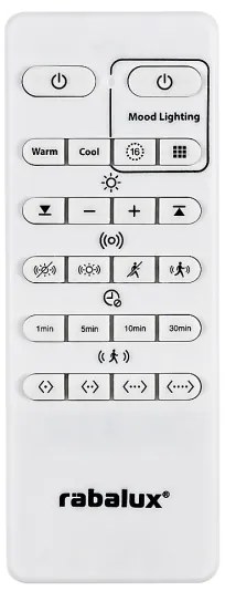 Rabalux - LED RGB Stmívatelné stropní svítidlo se senzorem LED/28W/230V + DO