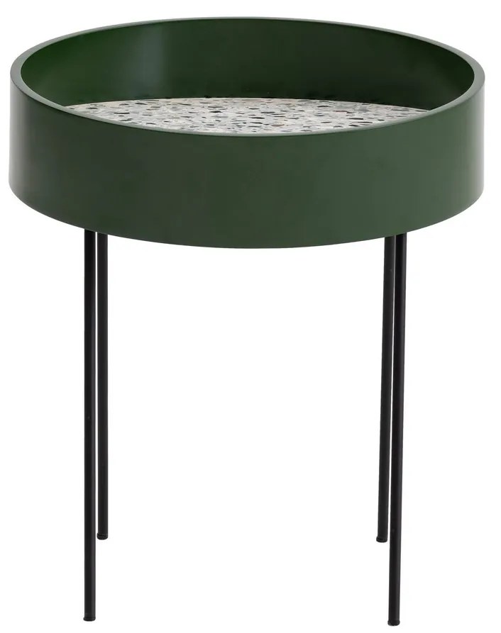 Kalune design Odkládací stolek ILO zelený