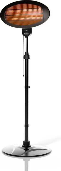 Stojanový infrazářič 2000 W, 3 stupně, 170–210 cm