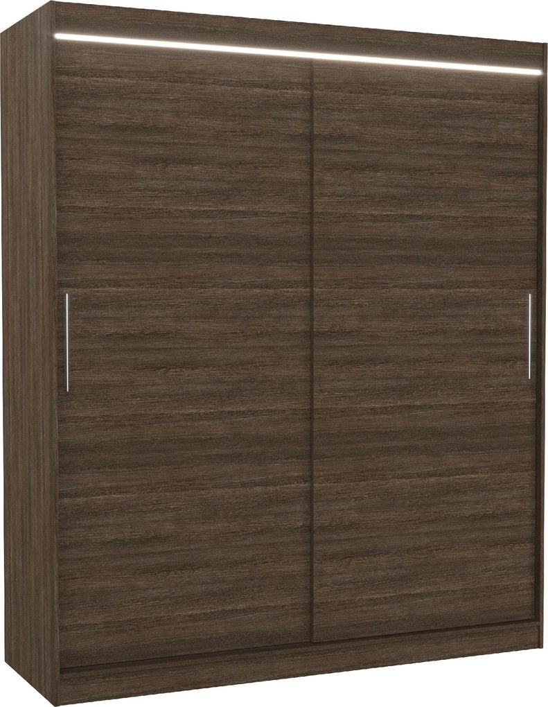 ADRK Furniture Posuvná skříň s LED osvětlením LINCOLN 180 ADRK-SW-LIN-CH-180