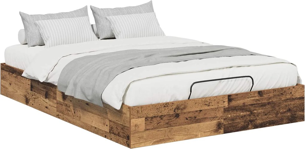 Ottoman postel Staré dřevo 193 x 120 x 25 cm Dřevěný materiál 3409291