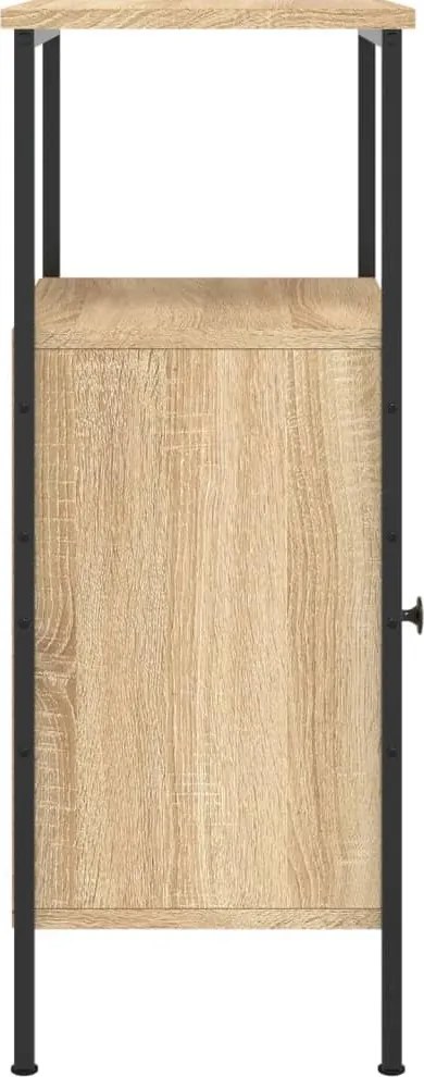 vidaXL Noční stolek 41 x 31 x 80 cm kompozitní dřevo [825925] Barva: kouřový dub