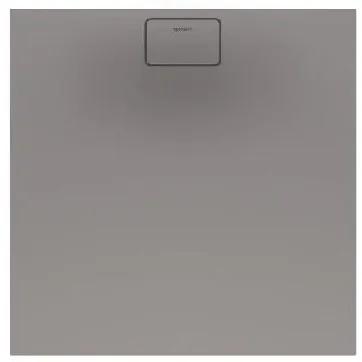 Duravit Stonetto - Sprchová vanička 900x900 mm, matná šedá 720146180000000