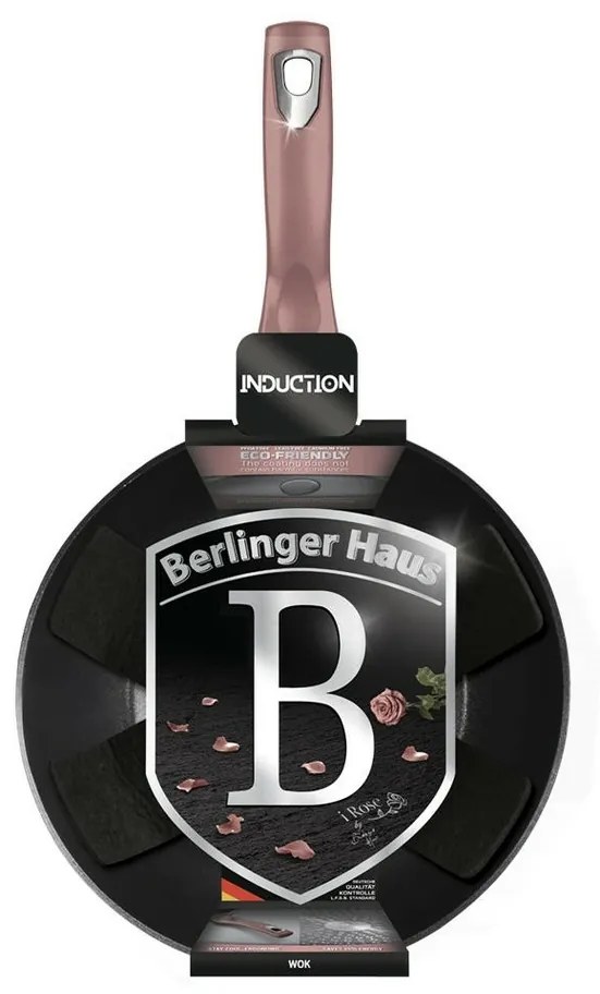 Berlingerhaus Wok s mramorovým povrchem I-Rose Edition 28 cm BH-6030