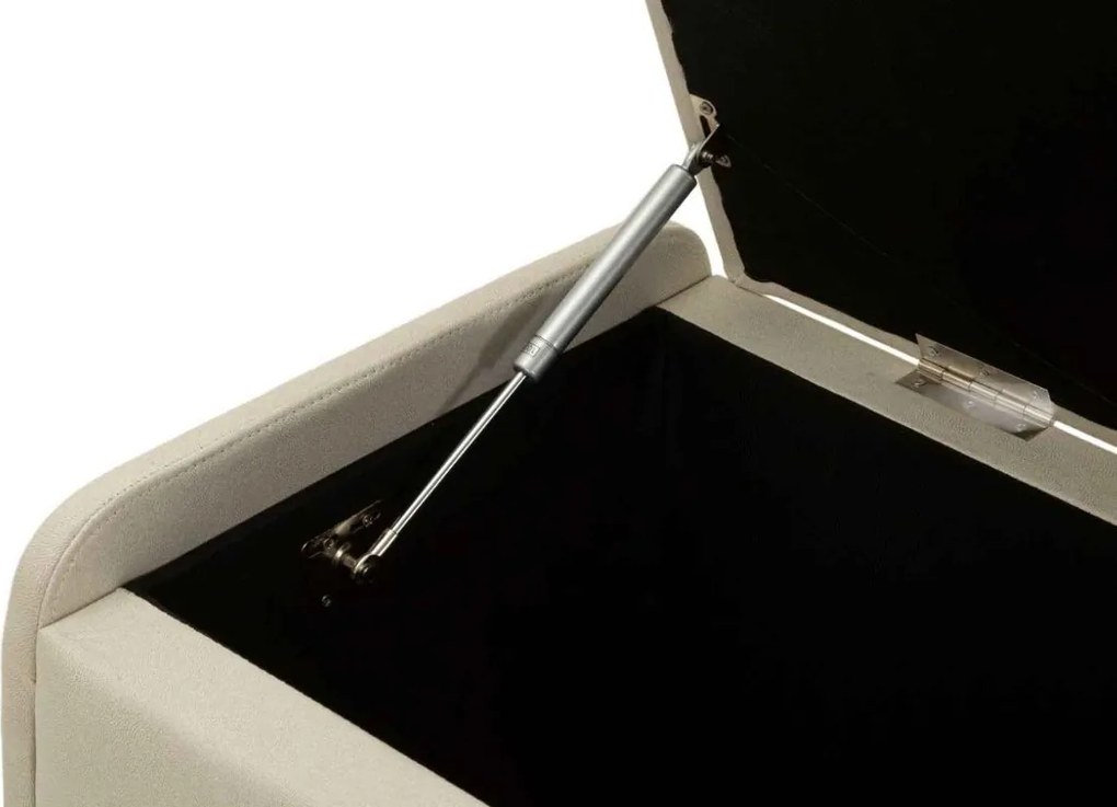 Designová lavice Mahalah 130 cm krémová