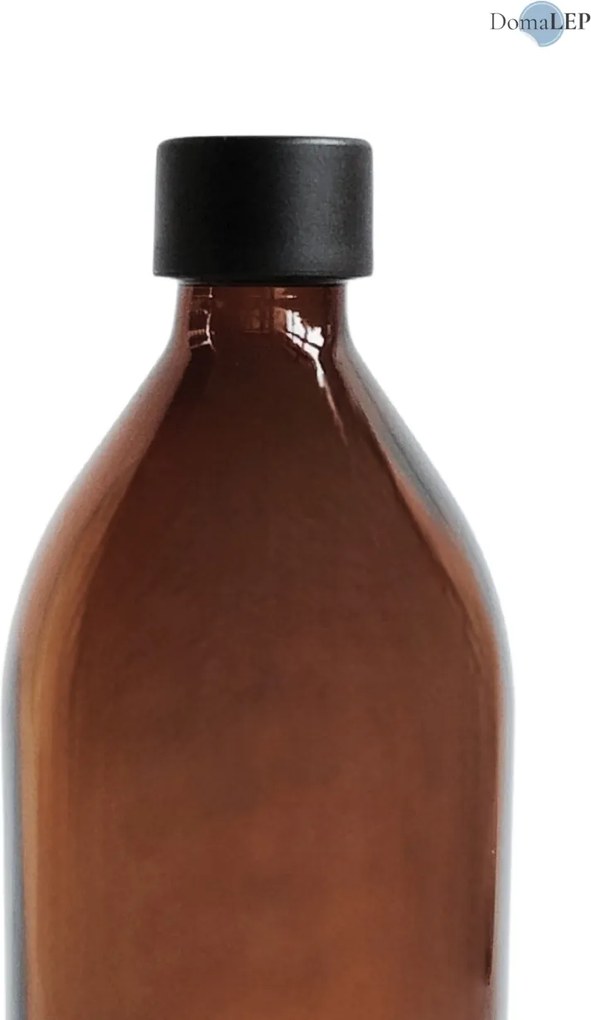 Dávkovač mýdla MONA 500 ml s černým těsnícím uzávěrem