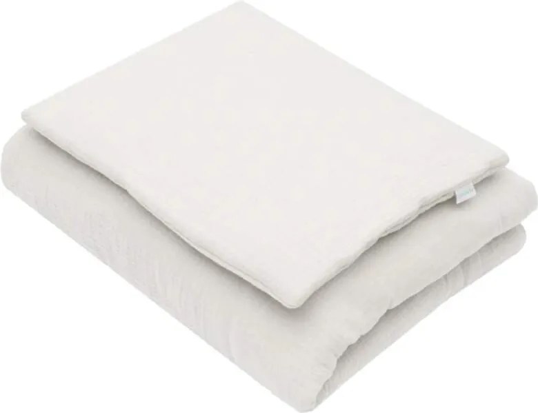 Mušelínový set s výplní New Baby 80x70 cm ecru