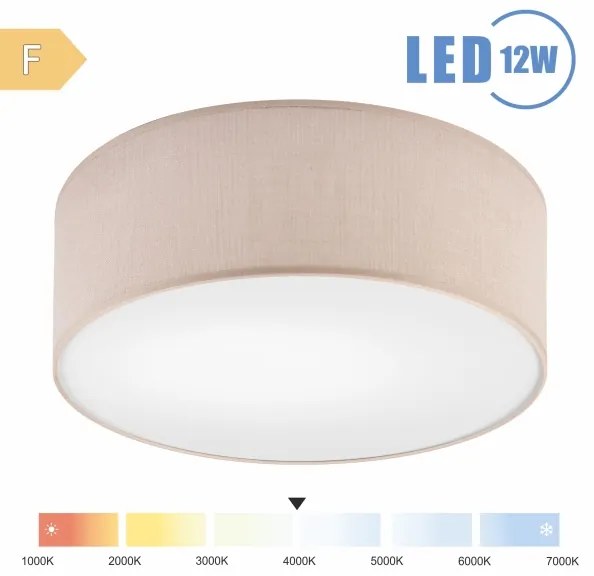 Brilagi - LED Stropní svítidlo SIRIJA LED/12W/230V pr. 35 cm béžová