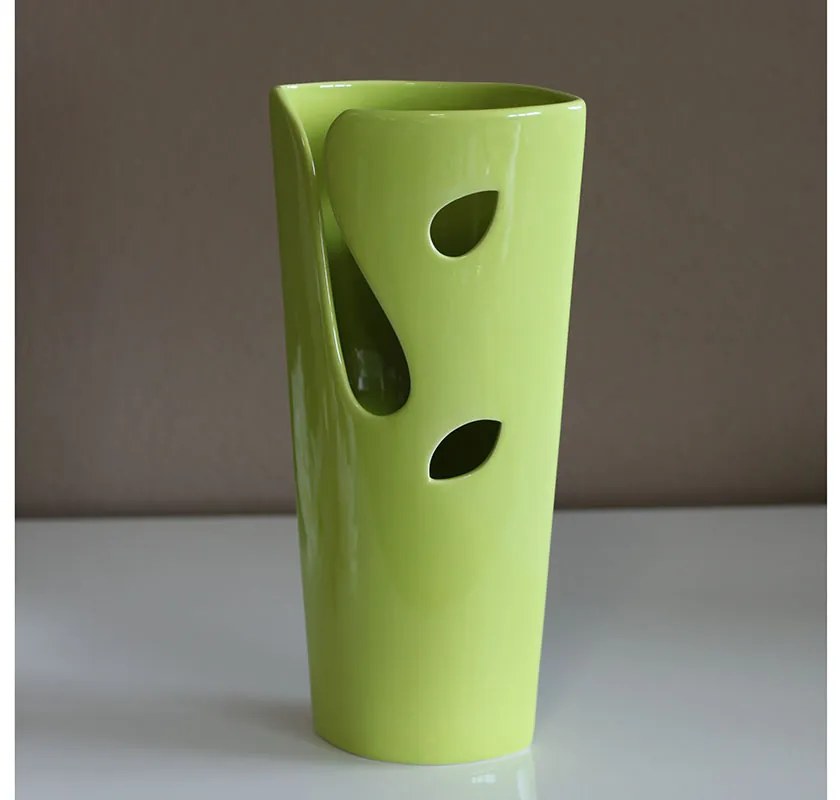 Artium Keramická váza - zelená - HL751463