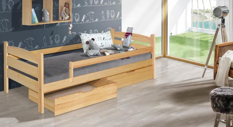 Casarredo - Komfort nábytek Dětská postel MALVY s úložným prostorem | barva: dol moření bílá