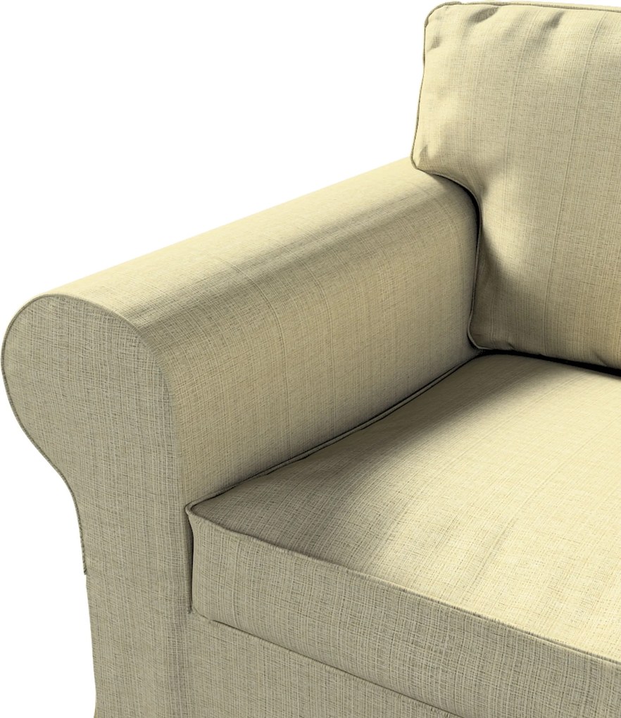 Potah na křeslo IKEA Ektorp barva béžová látka pletený vzor