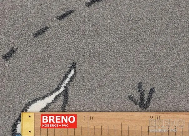 Breno Kusový koberec SOFT INDIAN Grey, 80x150 cm, Vícebarevné