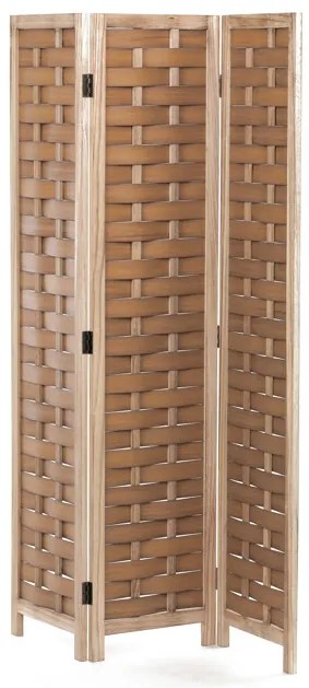 Autronic Paraván dřevěný 3 dílný EF-L186 Odstín: Přírodní