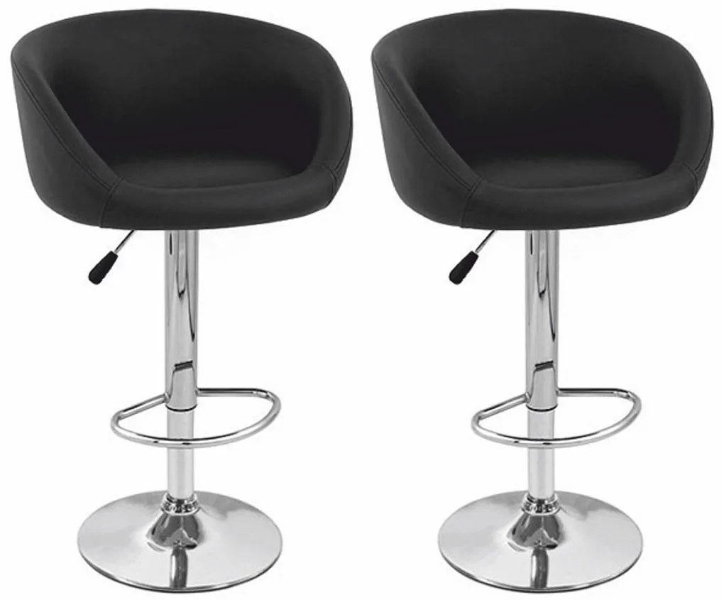 Barová židle 2x  Hawaj CL-7010 | černá