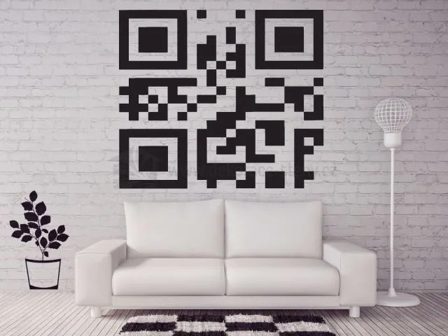 Nálepky na zeď - Vlastní QR kód