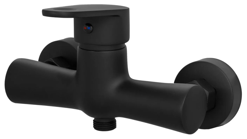 Gamma Cobi, nástěnná sprchová baterie, černá matná, GMA-BCIN-BK