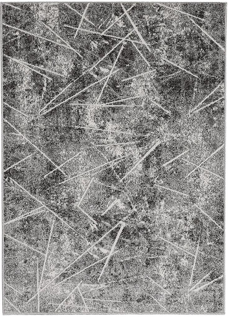 Koberce Breno Kusový koberec VICTORIA 8044 - 0644, Šedá, Vícebarevné, 133 x 190 cm