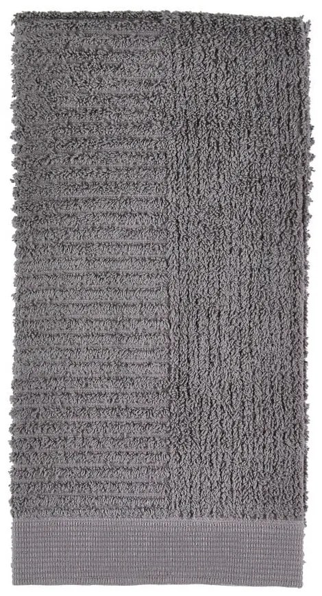 Tmavě šedý ručník 50x100 cm Classic – Zone