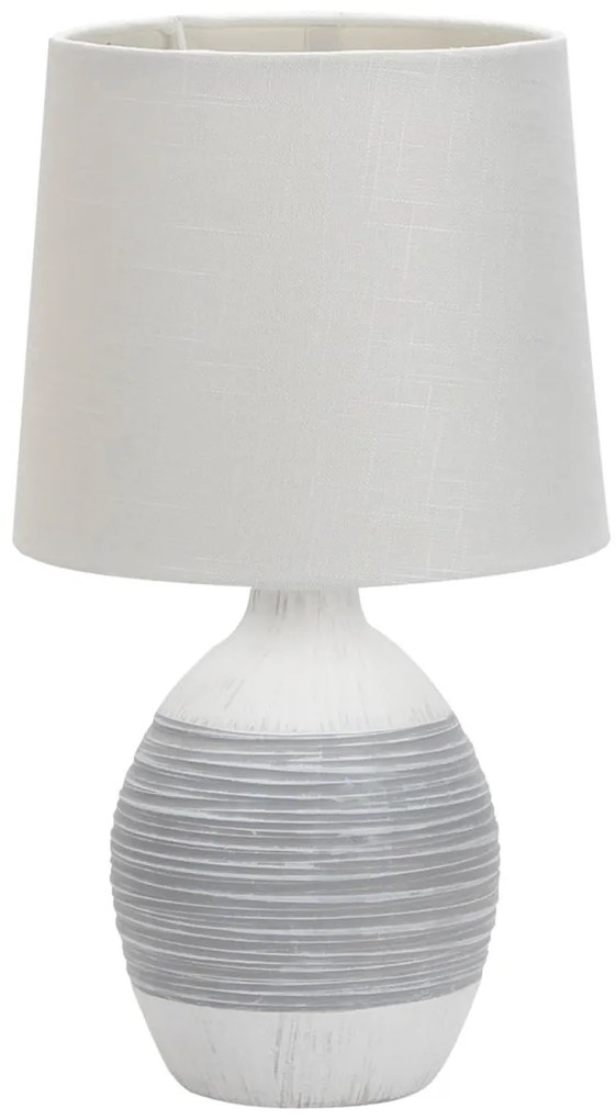 Moderní keramická stolní lampa COSTANZO, 1xE14, 40W, bílošedá Clx 41-78575