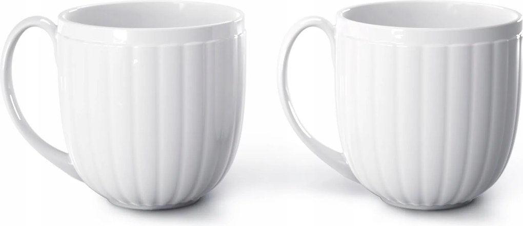 Georg Jensen Bernadotte Porcelánový hrnek 300 ml 2 Ks Bílý