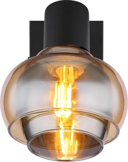 Globo 54309-1B - Nástěnné bodové svítidlo TOKKI 1xE14/40W/230V černá