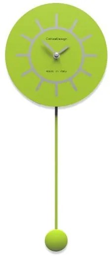 Designové hodiny 11-007 CalleaDesign 60cm (více barev) Barva tmavě zelená klasik-77 - RAL6004