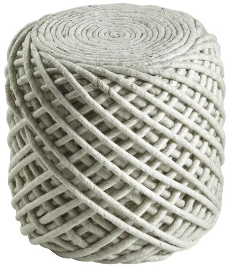 Obsession koberce Sedací vak ROYAL POUF POR 888 Ivory - 40 x 40 x 40 cm cm