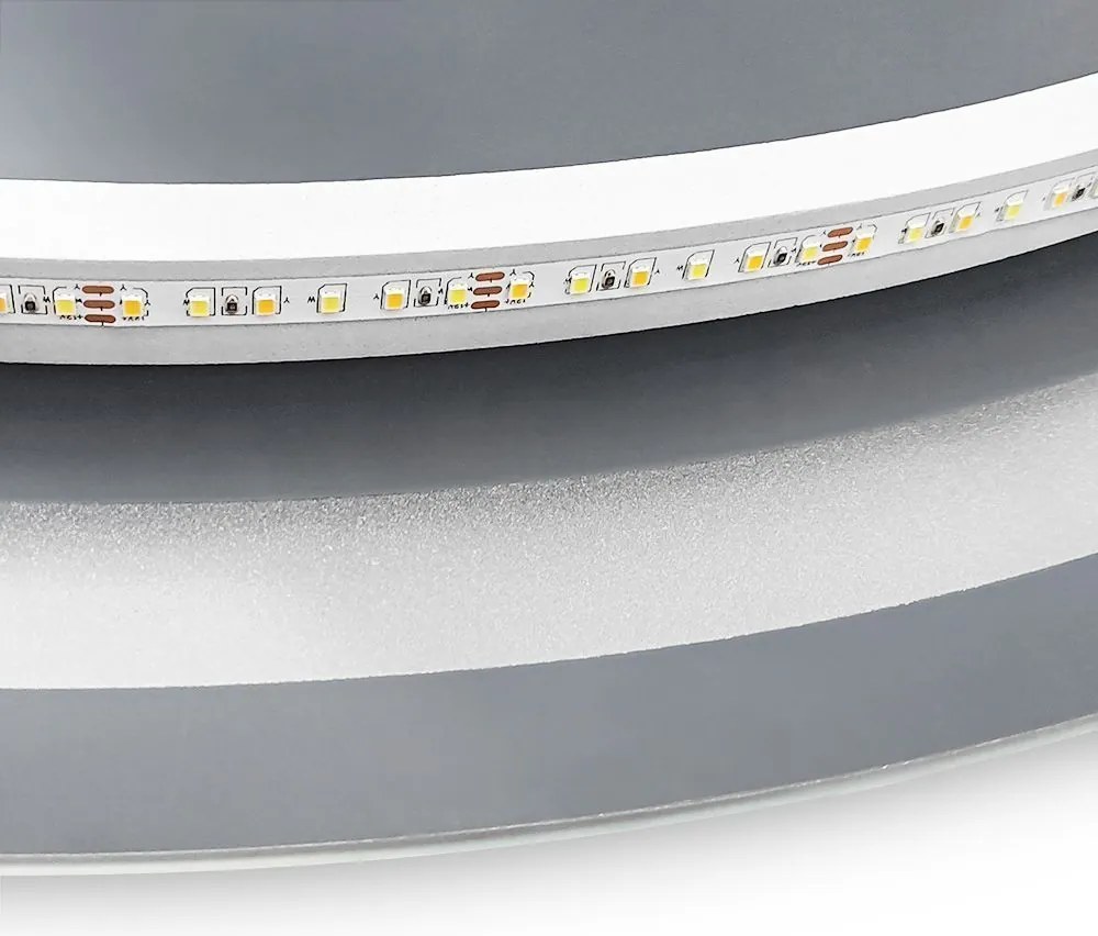Tutumi Zrcadlo Modern ⌀100 cm s vyhříváním a regulovatelným LED osvětlením HOM-00908