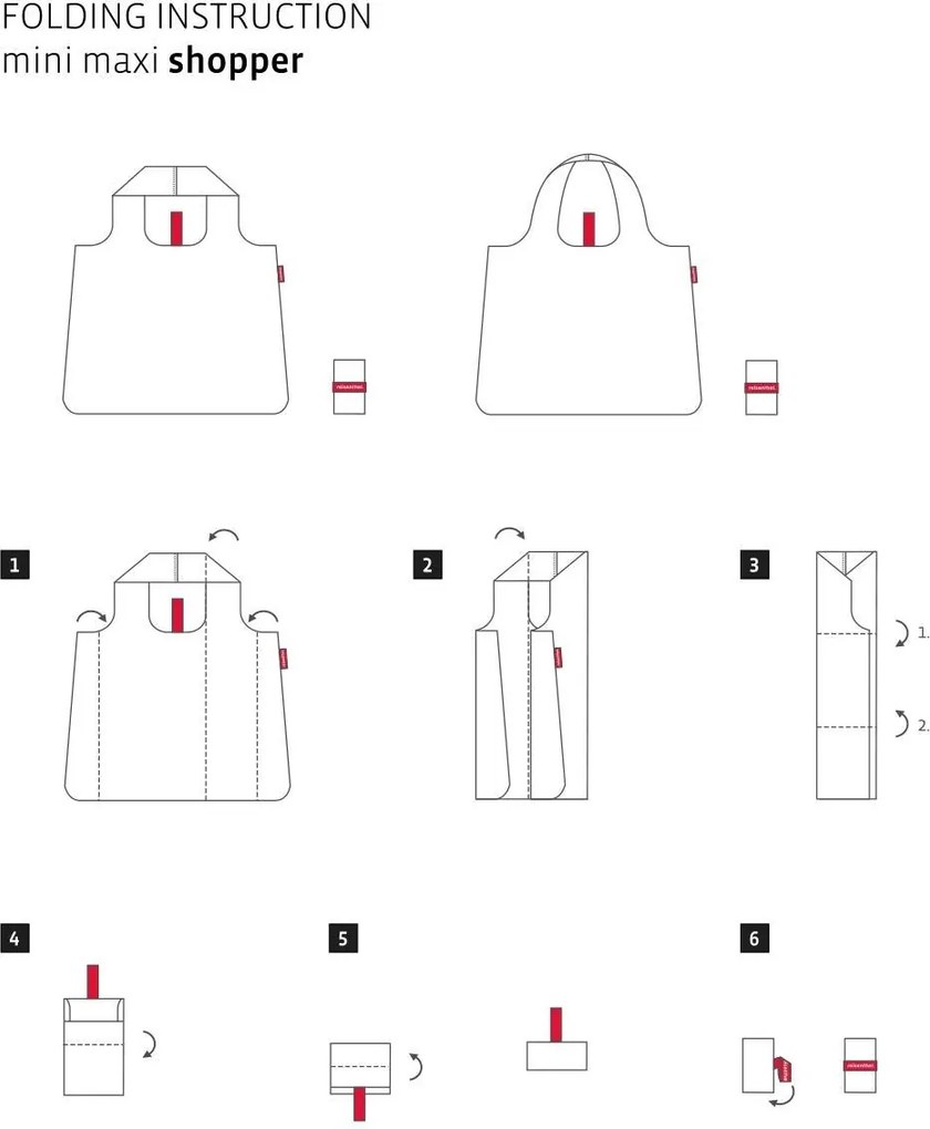 Skládací taška Reisenthel Mini Maxi Shopper black