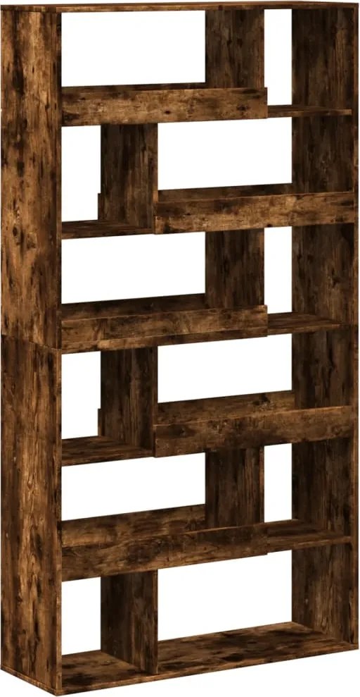 Knihovna kouřový dub 100 x 33 x 187,5 cm kompozitní dřevo 3309352