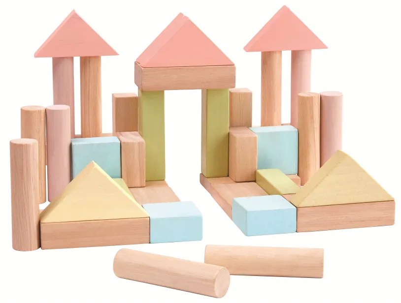 PlanToys Stavební kostky 40 ks