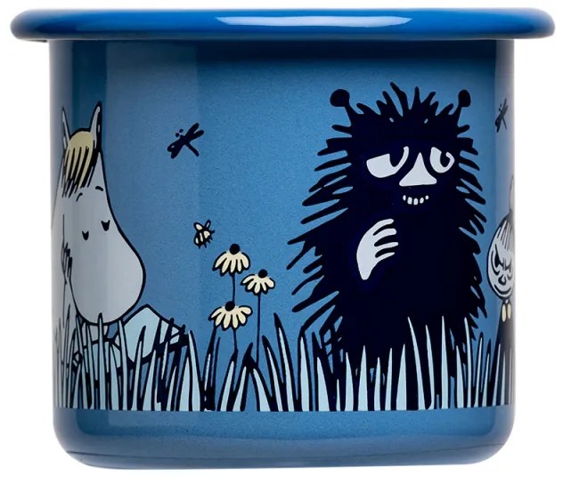 Hrnek Moomin Friends 0,25l, smalt / modrý